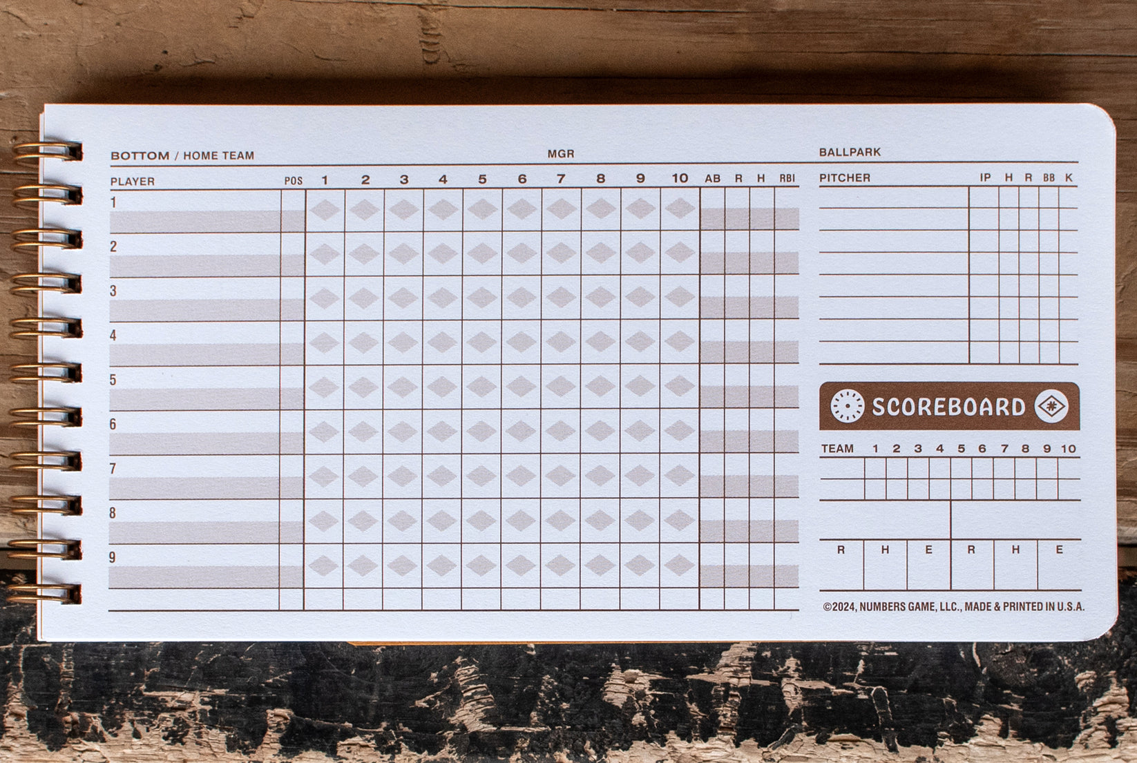 The Pocket-Sized Scorebook - MLB Scorebook from Numbers Game
