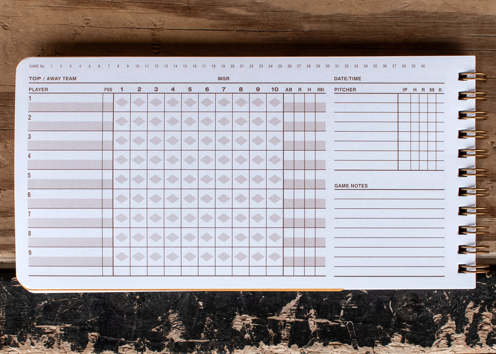 The Pocket-Sized Scorebook - MLB Scorebook from Numbers Game